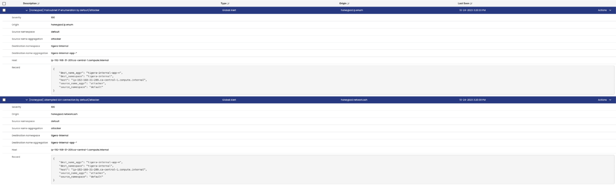 Detect unknown network threats with Calico Cloud Honeypods | Tigera ...