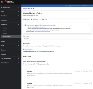 Deploy multi-tenant Red Hat OpenShift clusters with Calico's namespace and workload isolation ...
