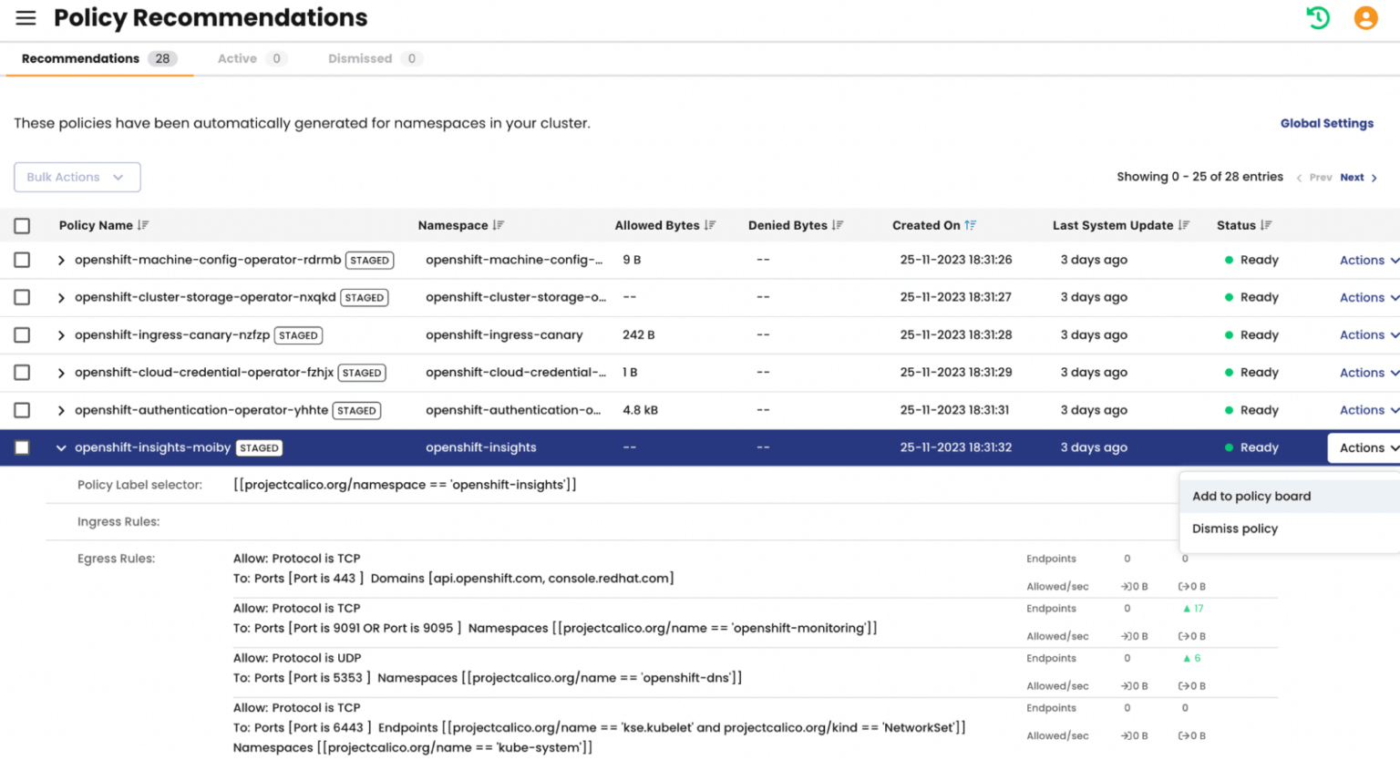 Deploy multi-tenant Red Hat OpenShift clusters with Calico's namespace ...